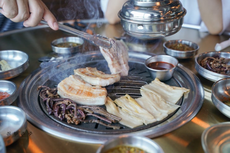 제주 서귀포 맛집 바다를 본 돼지 흑돼지 런치메뉴로 즐김 네이버 블로그