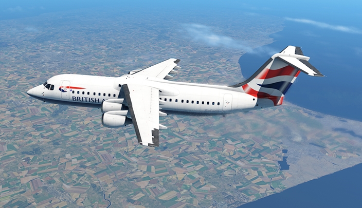 4엔진 브리티시 Whisper Jet Just Flight 146 Professional BAE146 : 네이버 블로그