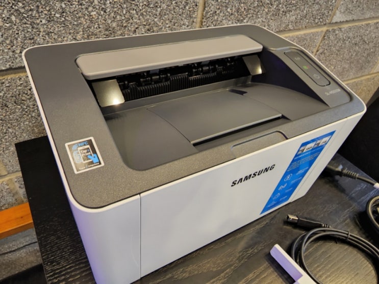 삼성 흑백 레이저 프린터 SL-M2033W 개봉기 : 네이버 블로그