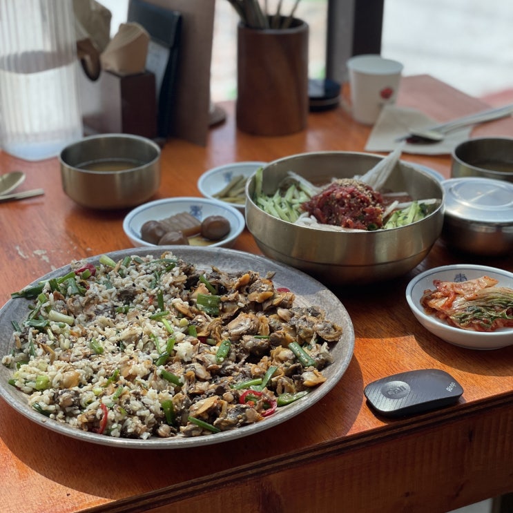 경주황리단길 꼬막무침비빔밥and한우육회물회 맛집 향화정 네이버 블로그