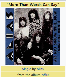 Alias - More Than Words Can Say : 네이버 블로그