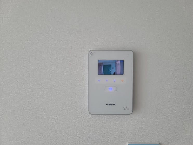 답십리청솔우성1차아파트/삼성인터폰 SHT-3625AMW 비디오폰 교체설치/삼성푸쉬풀 SHP-DP740 시공 : 네이버 블로그