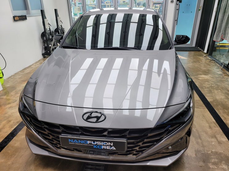 창원PPF 아반떼CN7 본넷시공 퀄리티를 보여드릴께요 : 네이버 블로그