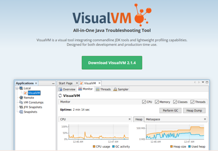 VisualVM 설치 및 jstatd 연동하는 방법 : 네이버 블로그
