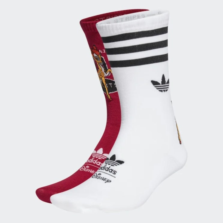 HI3383 아디다스 오리지널스 디즈니 밤비 크루 삭스 2P adidas originals disney Bambi Crew ...