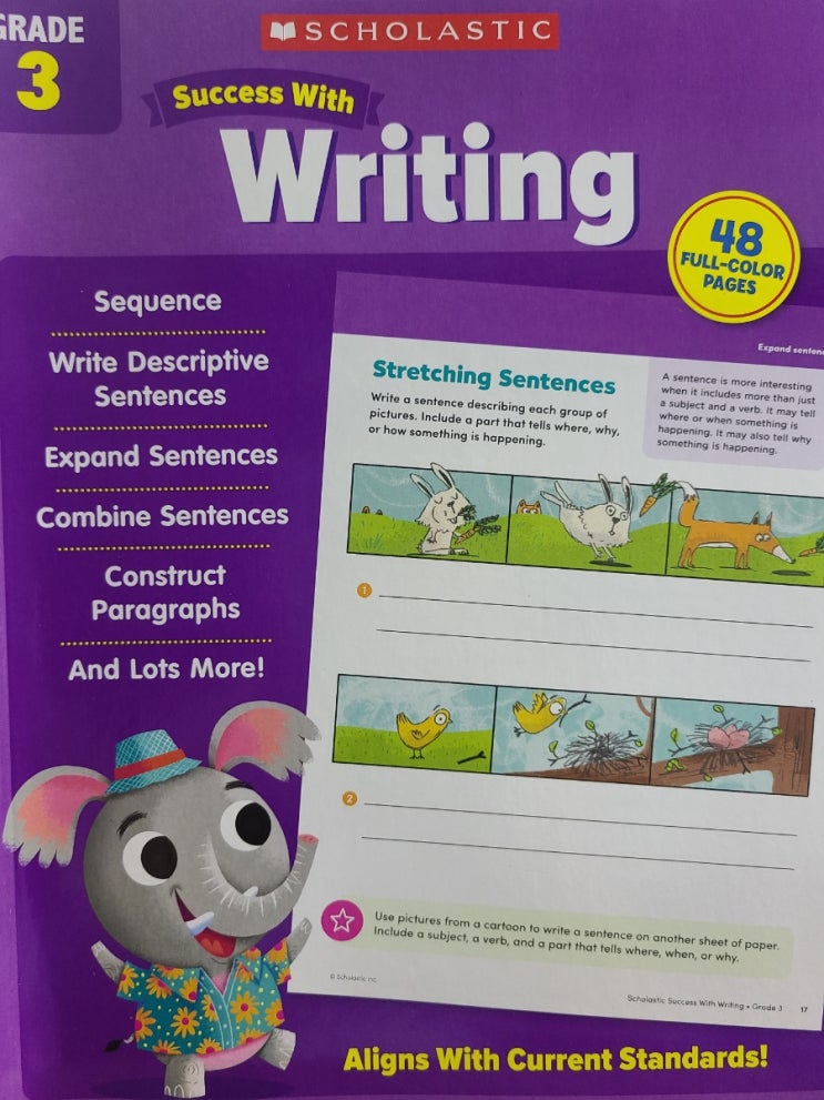 영쌤터 Scholastic Success with Writing G3과 흑백판 3 미리보기 : 네이버 블로그