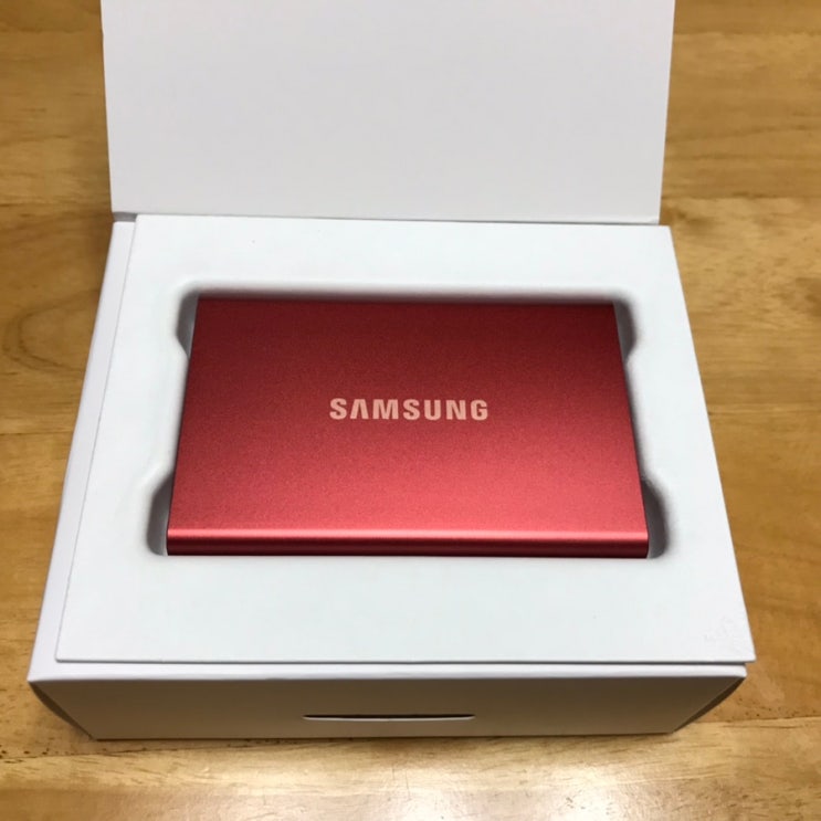 [삼성] 포터블 SSD T7 1TB(외장하드는 이제 안녕) : 네이버 블로그