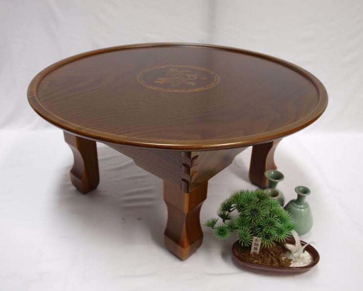 접이식 원형 밥상 리뷰 (경기도 양주시 보람공예) : 네이버 블로그