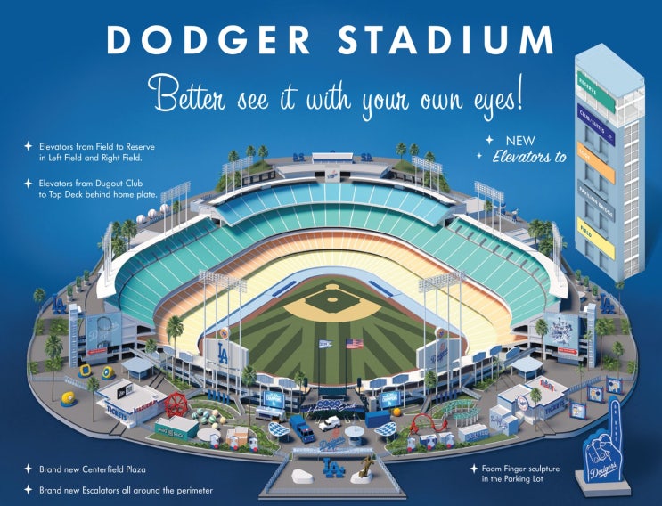 [미국여행] LA 다저스구장 자세히 알아보기 "Dodger Stadium" - 캘리포니아 엘에이 LA 근교 : 네이버 블로그