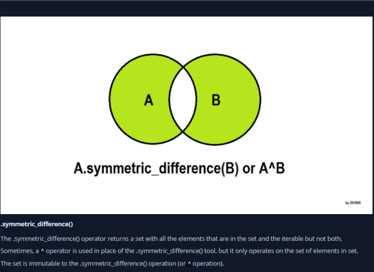 Python HackerRank 문제 48 - Set .symmetric_difference() Operation : 네이버 블로그