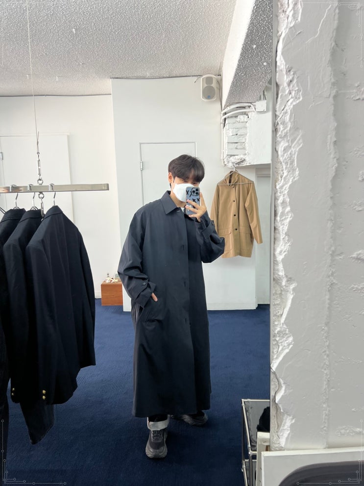 남자 롱코트 청자켓코디 요즘패션 아이엠샵 수원본점 후기 네이버 블로그
