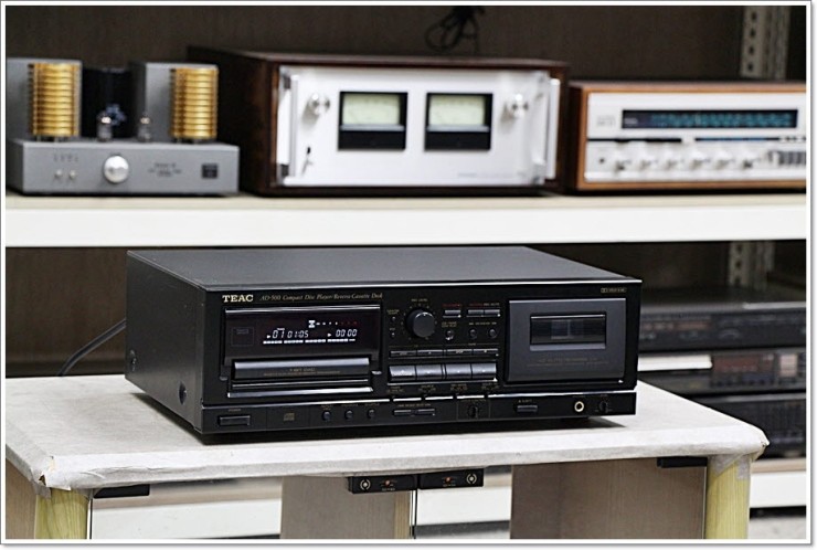 티악(TEAC) CDP+TAPE데크 듀얼 플레이어 모델 AD-500 : 네이버 블로그