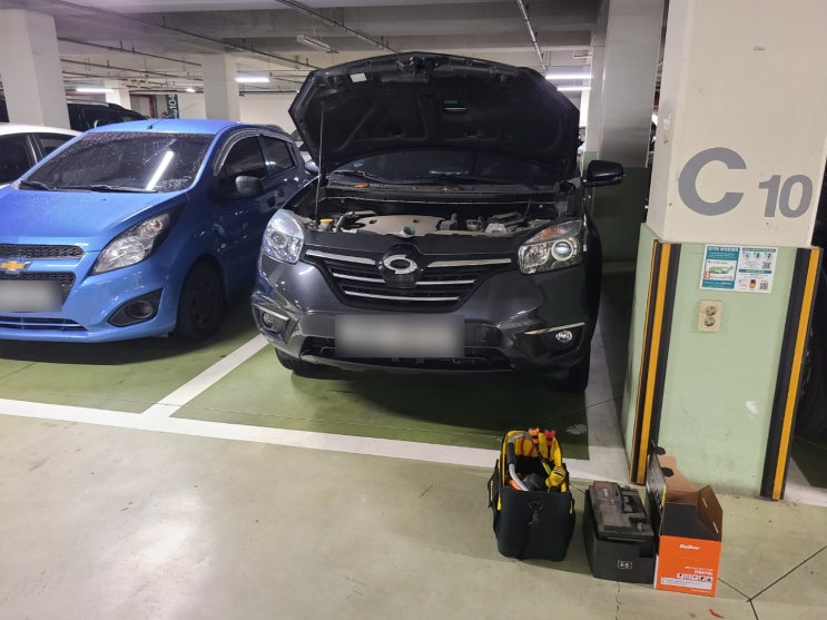 QM5 델코 DIN74L 자동차배터리 광명시 출장교체-델코AGM70 : 네이버 블로그