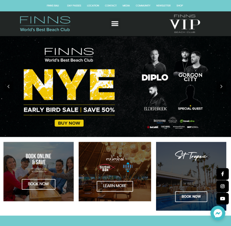 [발리] 예약 ㅣ FINNS Beach Club(핀스 비치클럽) 예약하기 : 네이버 블로그