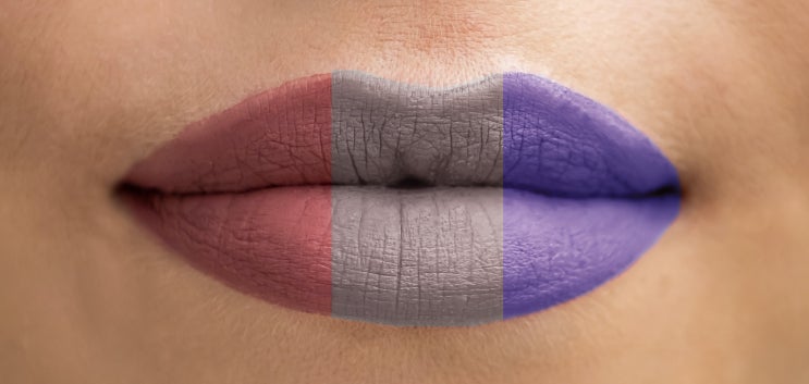 포토샵 입술색 바꾸기 (입술 보정) change lip color in photoshop (lip correction ...
