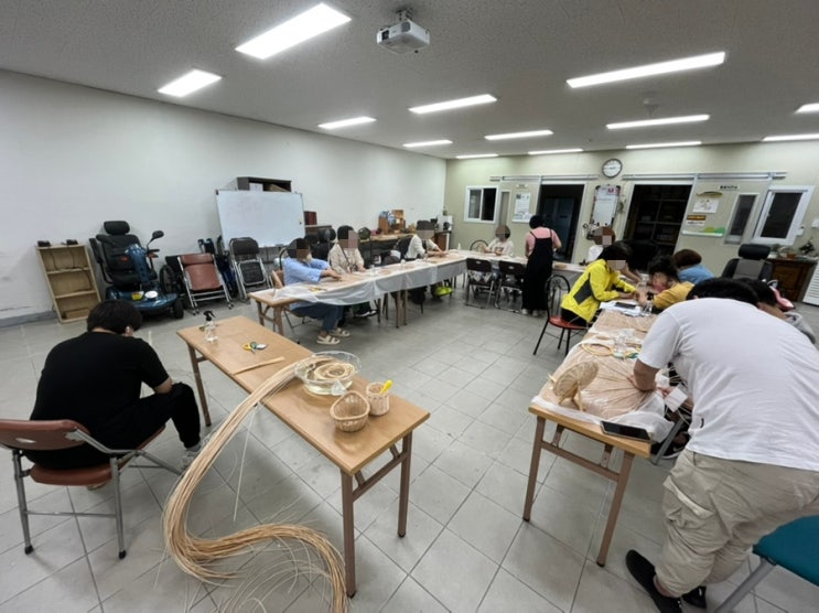 광주라탄공예 광주장애인자립생활센터 힐링프로그램 출강후기 네이버 블로그