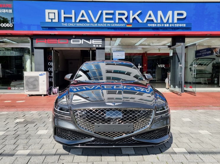 [인천루마썬팅] 제네시스 G80 - 루마 버텍스 900 / 700 썬팅 · 아이나비 블랙박스 QXD8000 · 아이언가드 UE-10 유리막코팅 · PPF 2종 작업 ...