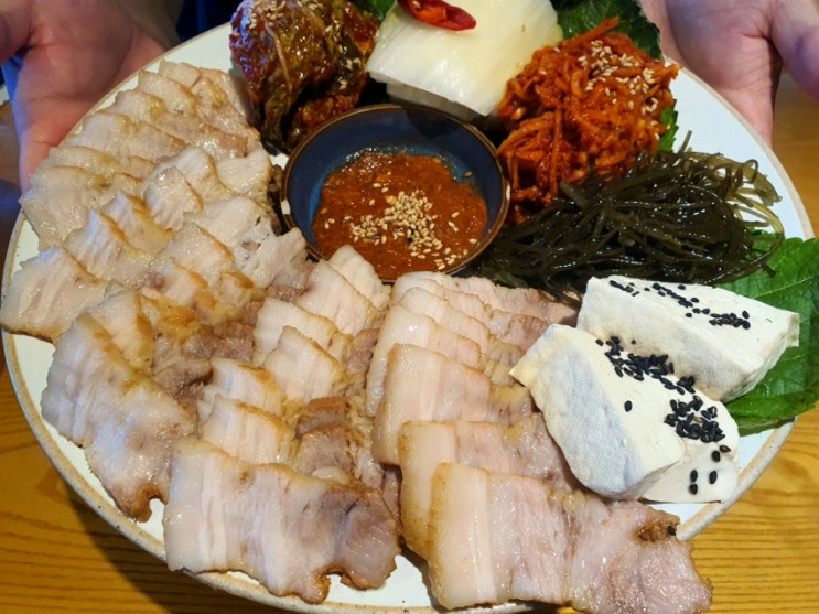 부산 명지첫집 보쌈수육 가족외식추천 네이버 블로그