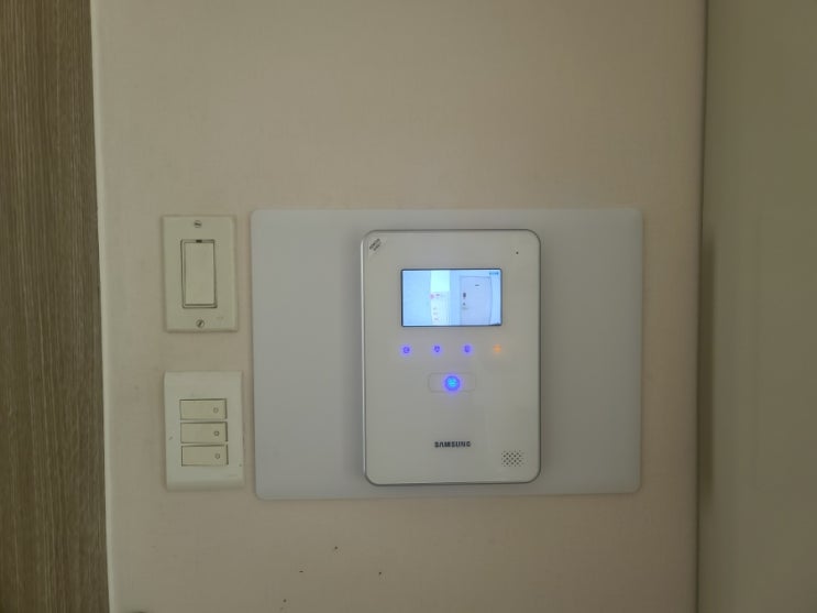 송파구 풍납동 씨티극동 인터폰/삼성비디오폰 SHT-3625AMW 교체설치 : 네이버 블로그