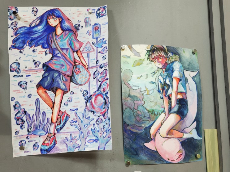 [대구만화학원,대구애니학원] 중등반 캐릭터창작&칸만화 수업! : 네이버 블로그