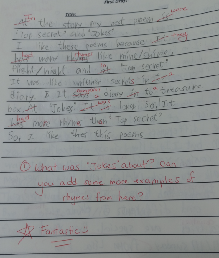 Elementary Student Writing Sample_1 : 네이버 블로그