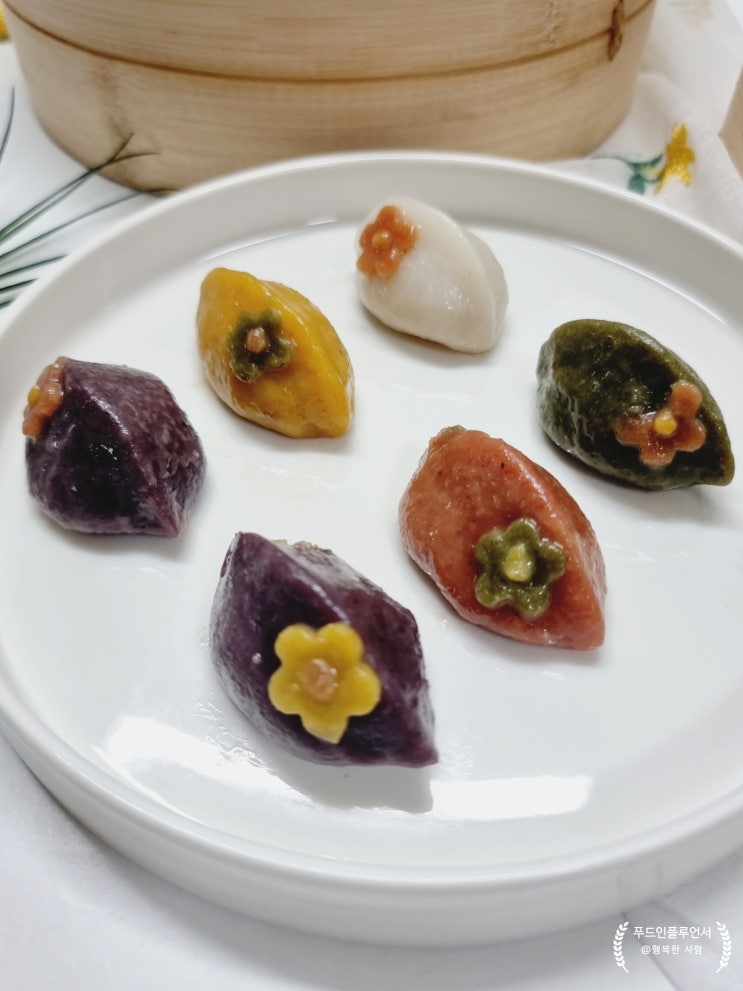 추석 송편 만들기 아름다운 예쁜 꽃송편 깨송편 콩송편 오색송편 집에서 떡 만들기 명절음식 네이버 블로그