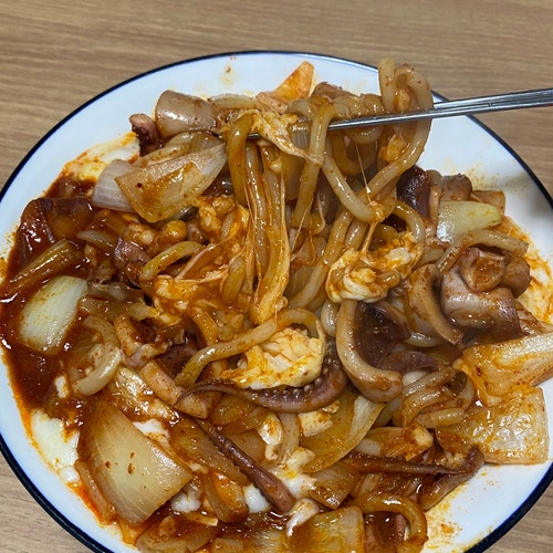 맛집비책팔당오징어 조리도 간편하고 부드러운 오징어볶음 밀키트 조리방법 맵기 볶음밥 네이버 블로그