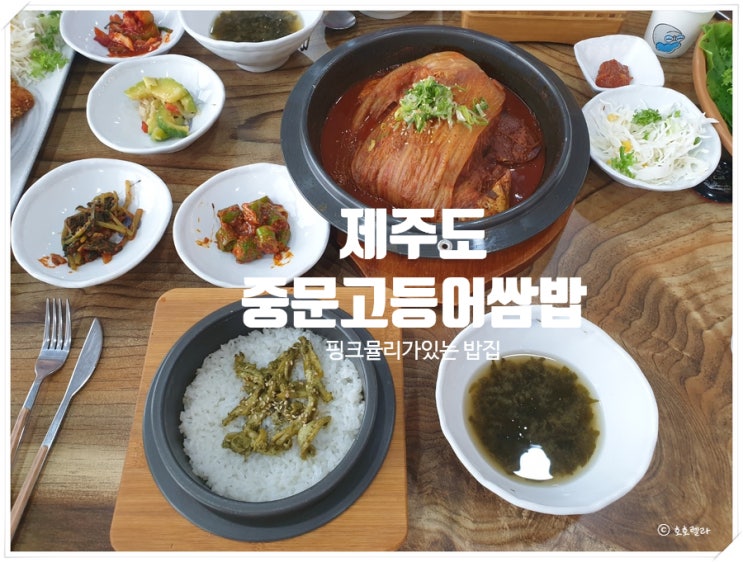 제주도 고등어쌈밥먹고 핑크뮬리도 보고 중문고등어쌈밥 네이버 블로그