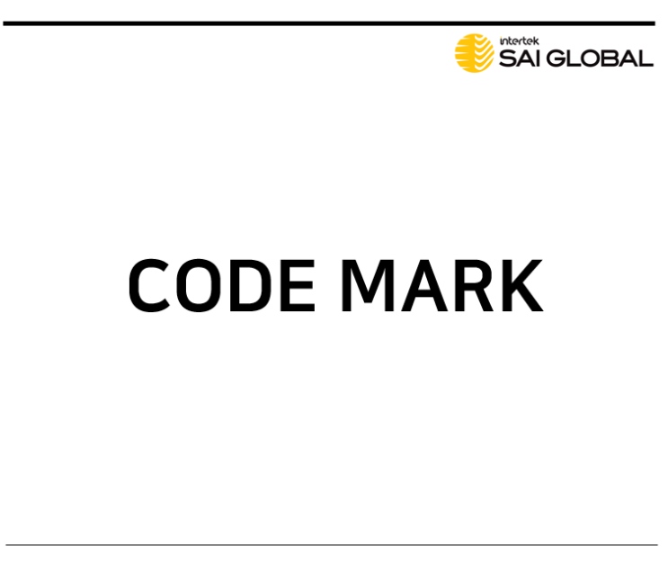 CODE MARK CERTIFICATION SCHEME [INTERTEK*SAIG] : 네이버 블로그