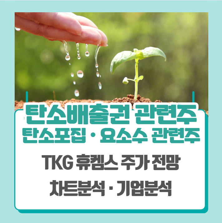 탄소배출권 관련주 탄소포집 관련주 요소수 관련주tkg 휴켐스 주가 차트분석 네이버 블로그