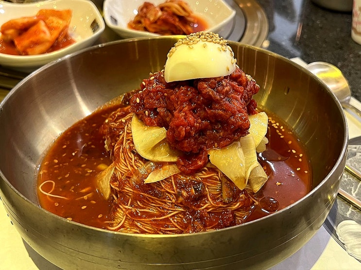 전주 서신동 맛집 장수한우 명품관 육회냉면 육회비빔밥이 맛있는 롯데백화점 맛집 네이버 블로그