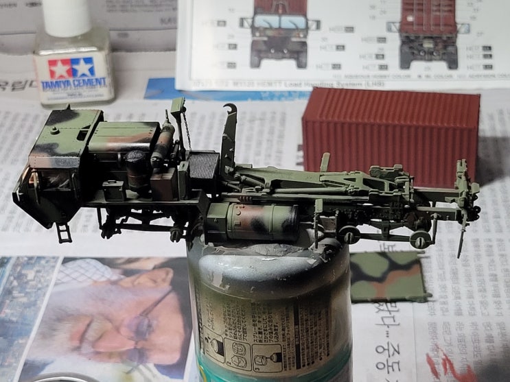 [작업기]"Trumpeter""M1120"HEMTT Load Handling System(LHS)시리즈 NO.3 : 네이버 블로그