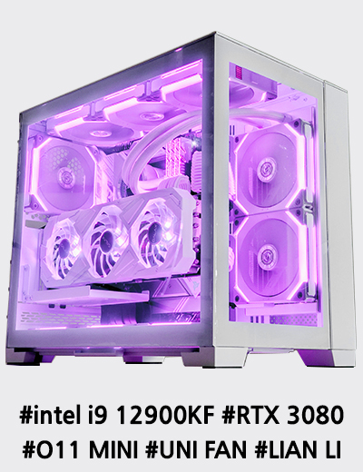 리안리 O11D MINI SNOW 라이저킷 화이트 조립 컴퓨터 : 네이버 블로그