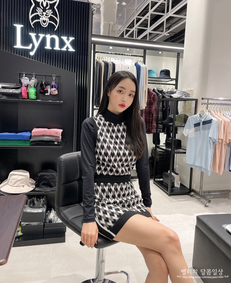 여성골프웨어 링스 Lynx 신상 가을 골프웨어 필드룩 패션 타임빌라스점에서 겟 네이버 블로그