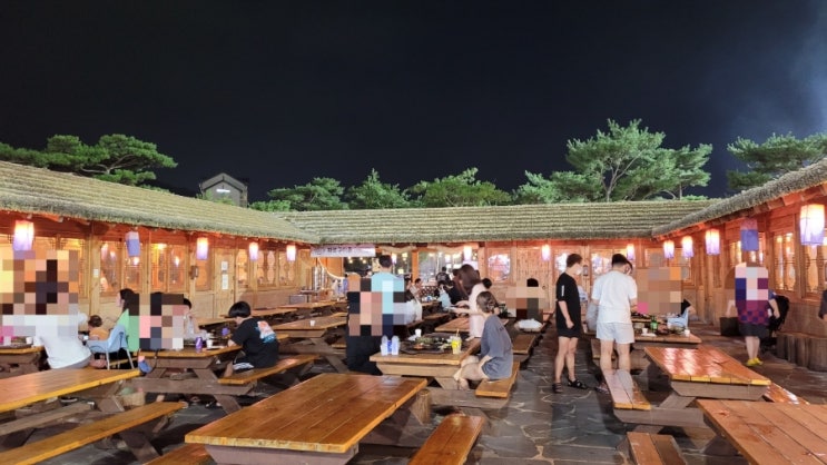 홍천 소노벨 비발디파크 오션월드 맛집 시골장터 홍천화로구이 삼겹살 파전 동동주 네이버 블로그