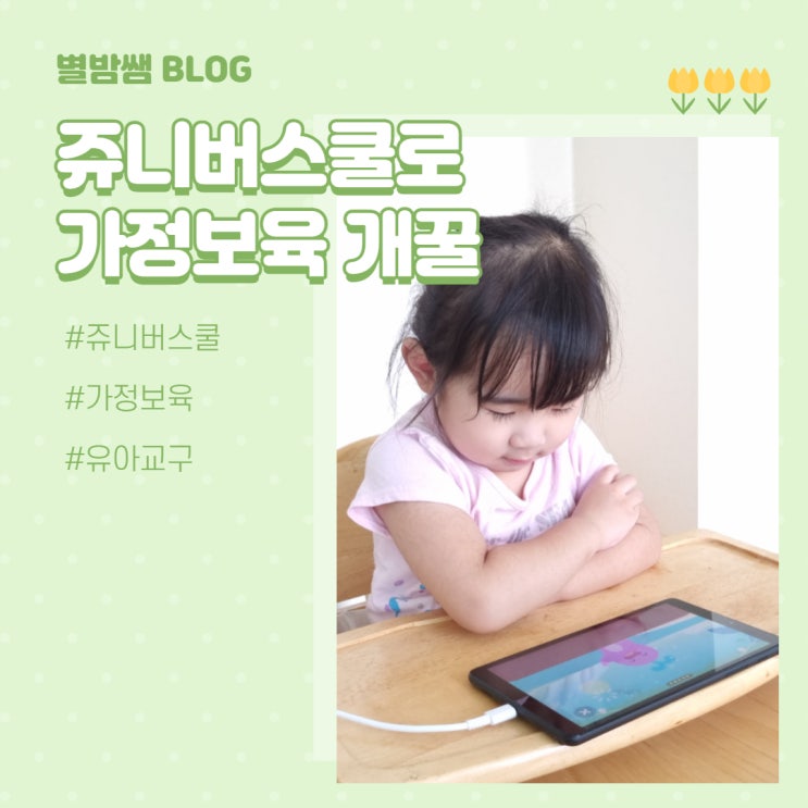 디지털 유아교구 쥬니버스쿨과 함께면 가정보육 어렵지 않아요 네이버 블로그