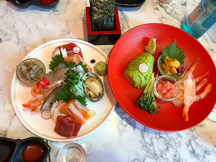 |강동구청 맛집| 이자카야인 : 데이트하기 좋은 이자카야 선술집(숙성회와 우니삼합) : 네이버 블로그