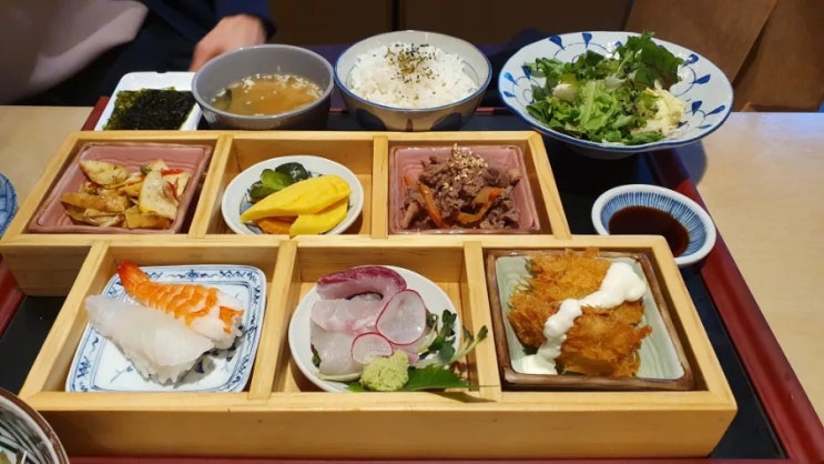 신용산역 용산 센트럴파크 해링턴 스퀘어 맛집 무샤가격대는 있었지만 분위기 괜찮음~ 네이버 블로그