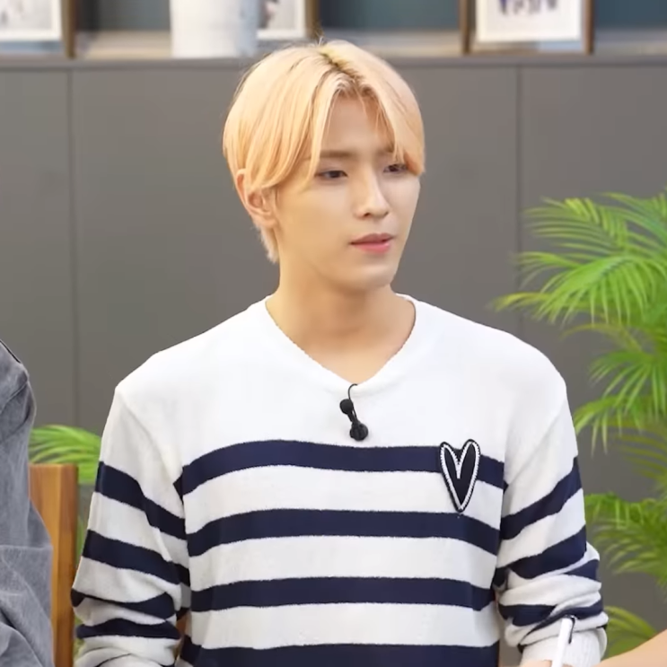 로이나인[CIX 용희]-정형돈의 제목없음TV 아이보리&네이비 단가라 부클 니트 : 네이버 블로그