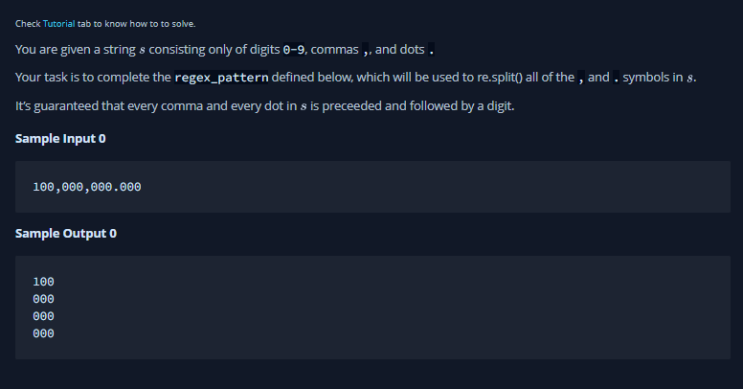 Python HackerRank 문제 60 - Re.split() : 네이버 블로그