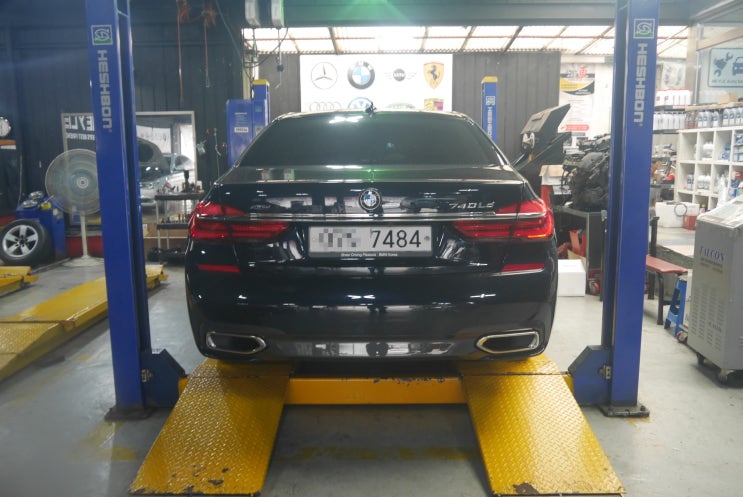 BMW 740d 앞쇼바 낮아짐 : 네이버 블로그