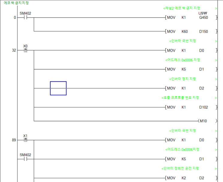 22.09.13 LS iG5A 인버터 통신제어 ( MODBUS RTU) : 네이버 블로그