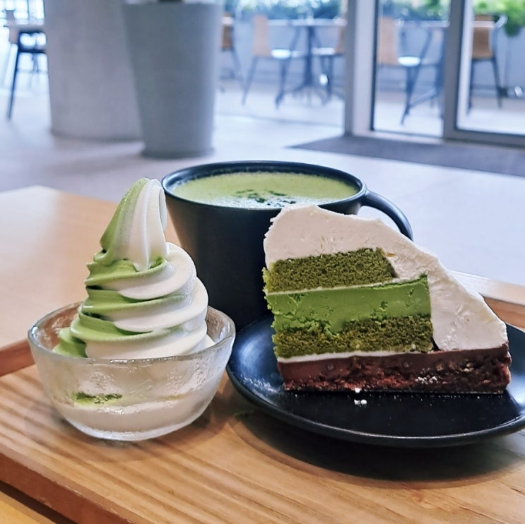 용리단길 카페 오설록티하우스 용산파크점 녹차아이스크림은 진리 네이버 블로그