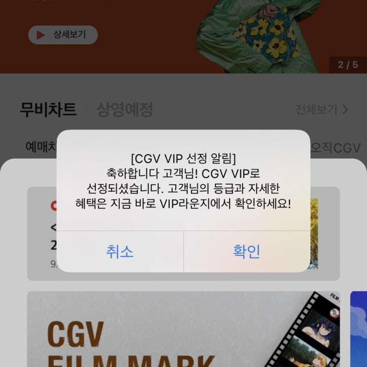 🎉[2022 CGV VIP 선정] 🎉 선정기준 / VIP 쿠폰,혜택 : 네이버 블로그