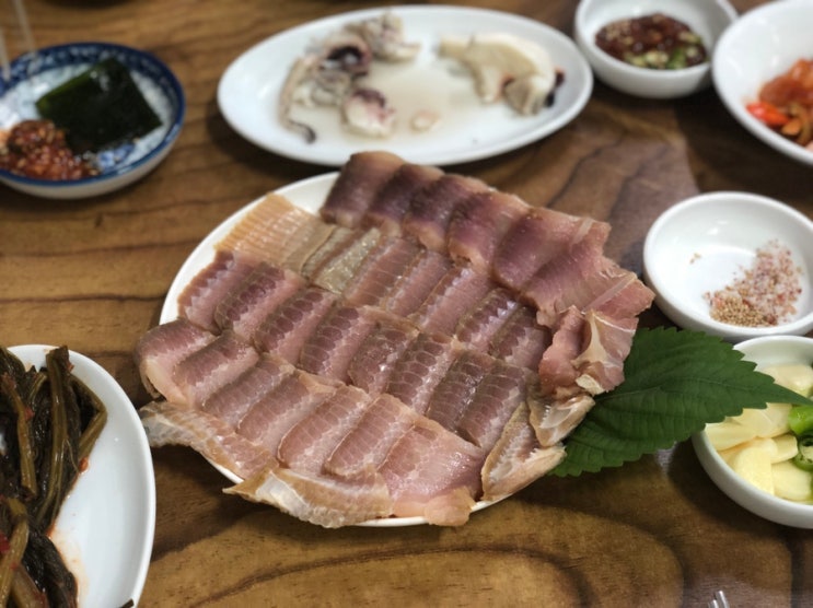 망원 맛집 홍어 한마리 흑산도 3대집 홍어 코스 추천 삼합 애탕 홍어전 홍어라면 네이버 블로그