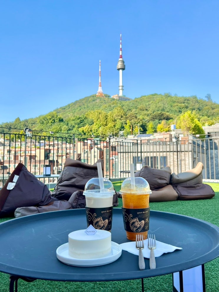 [서울용산] 해방촌 루프탑 카페, 눕카페 (noop cafe) : 네이버 블로그