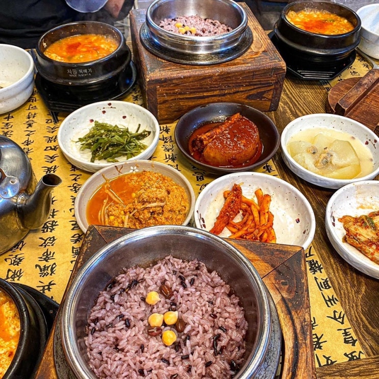 밀양내이동 시청 점심메뉴 밥집추천 위양못 근처 해장으로 딱인 순두부맛집 맷돌순두부 돌솥밥 네이버 블로그
