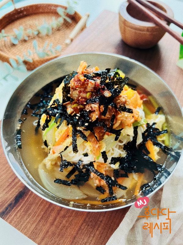 백종원 잔치국수 만들기 김치 잔치국수 양념 고명 육수 양념장 네이버 블로그