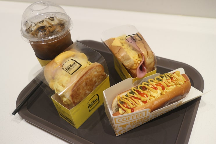 롯데타임빌라스맛집 아메리칸에그샌드에서 에그샌드 먹고 왔어요 네이버 블로그