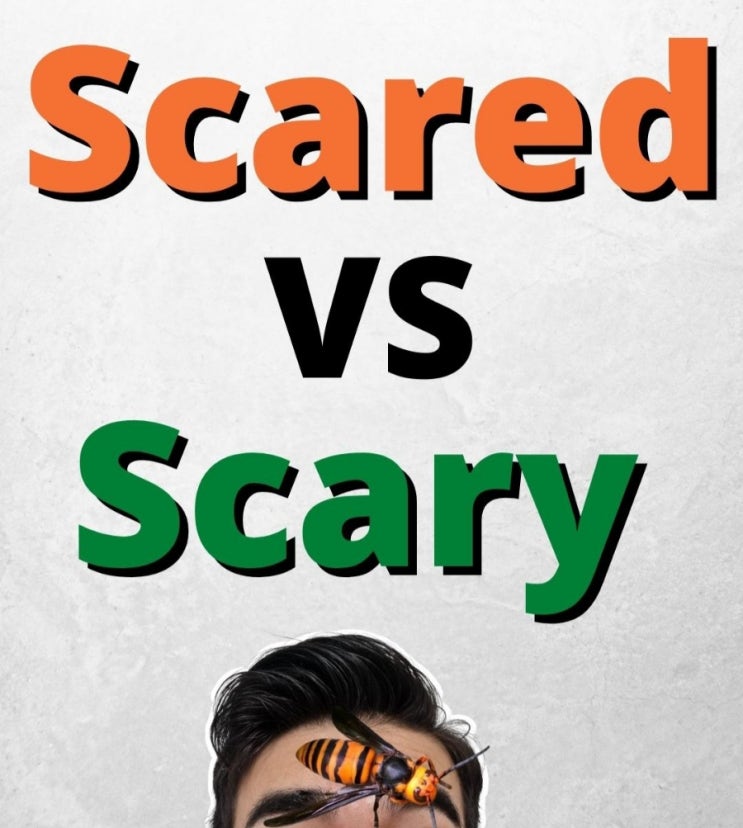 scary scared 무서운 영어로 기초 영어 단어 공부 : 네이버 블로그